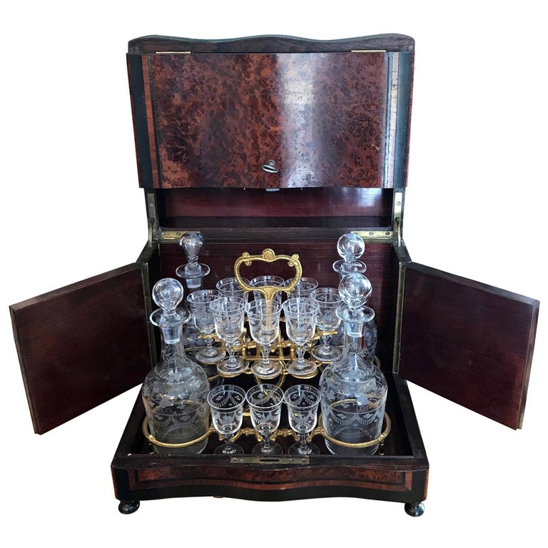 19th Century French Napoleon III Period Liquor Cellar, 1850s at 1stDibs