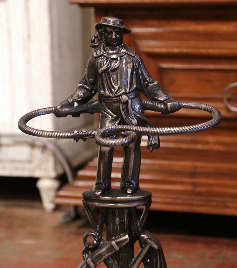 19th Century French Napoleon III Polished Iron Umbrella Stand For Sale ...