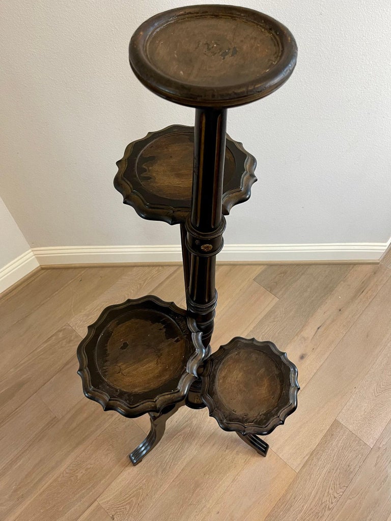 19th Century French Napoleon Sellette Tiered Etagere Stand For Sale at ...