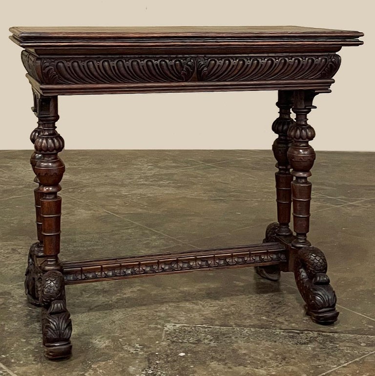 19th Century French Neoclassical Walnut Flip-Top Game Table at 1stDibs