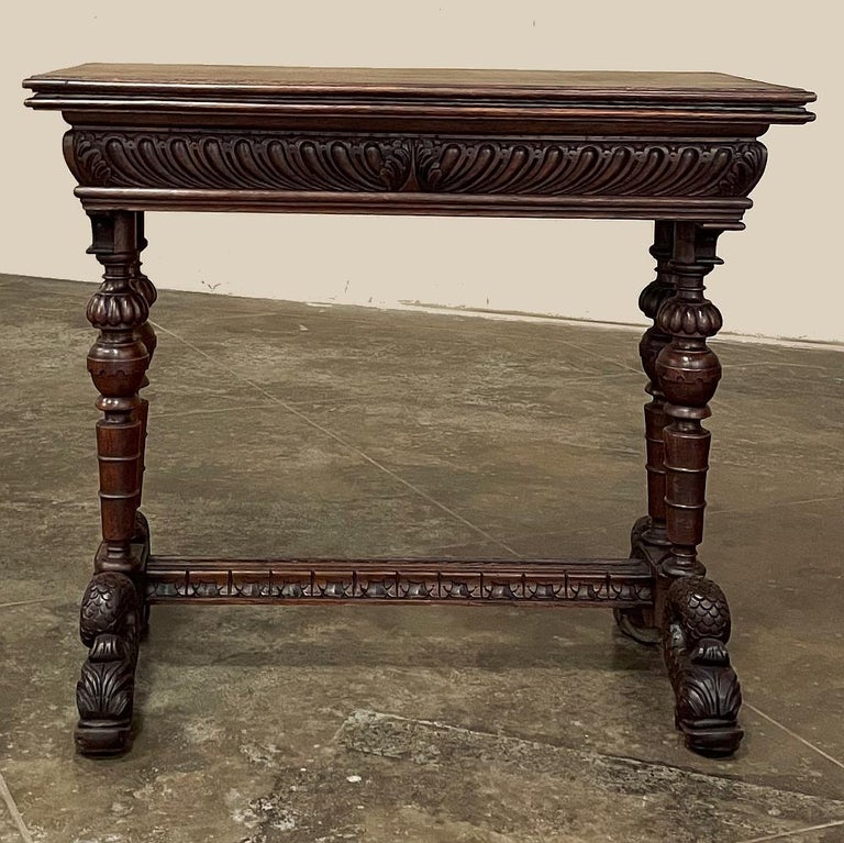 19th Century French Neoclassical Walnut Flip-Top Game Table at 1stDibs