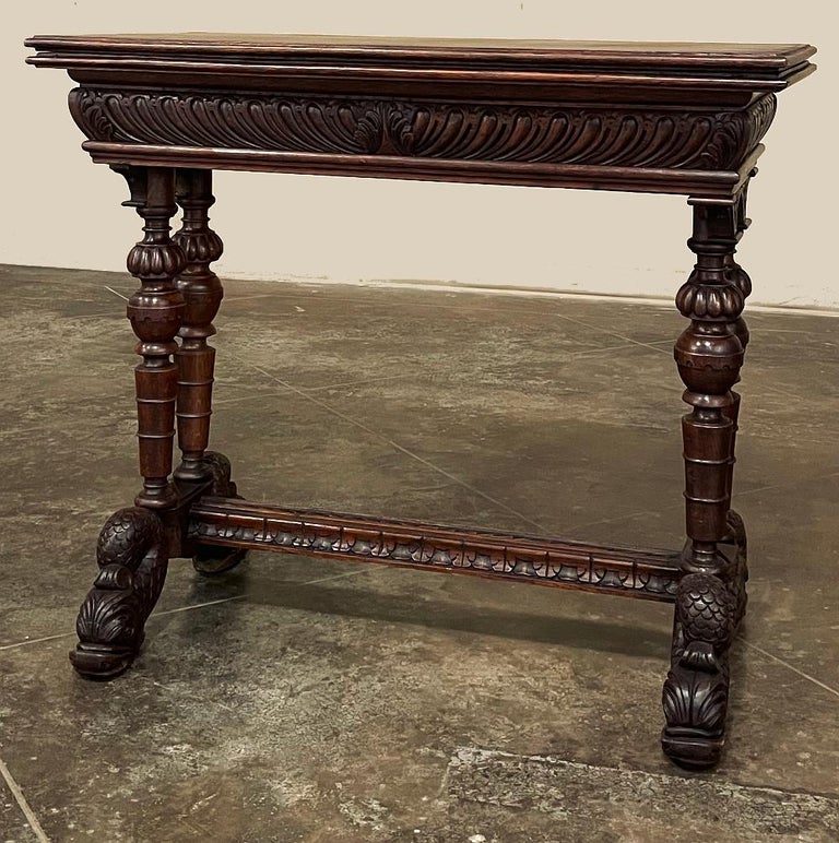 19th Century French Neoclassical Walnut Flip-Top Game Table at 1stDibs