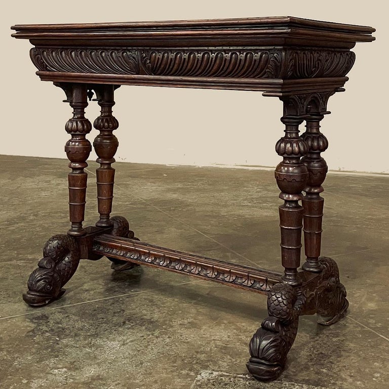 19th Century French Neoclassical Walnut Flip-Top Game Table at 1stDibs
