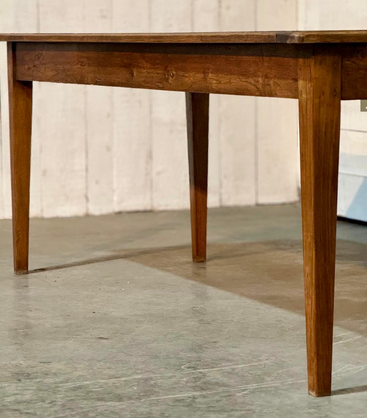19th Century French Normandy Farmhouse Dining Table For Sale at 1stDibs