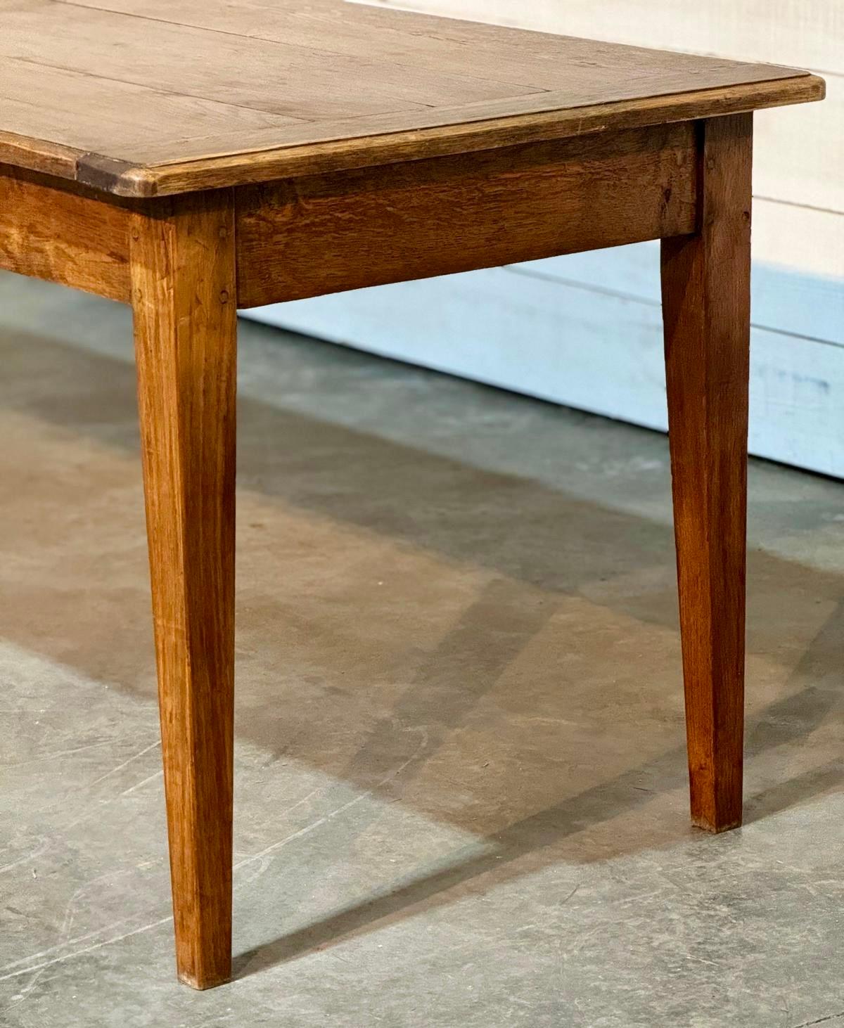 19th Century French Normandy Farmhouse Dining Table For Sale at 1stDibs