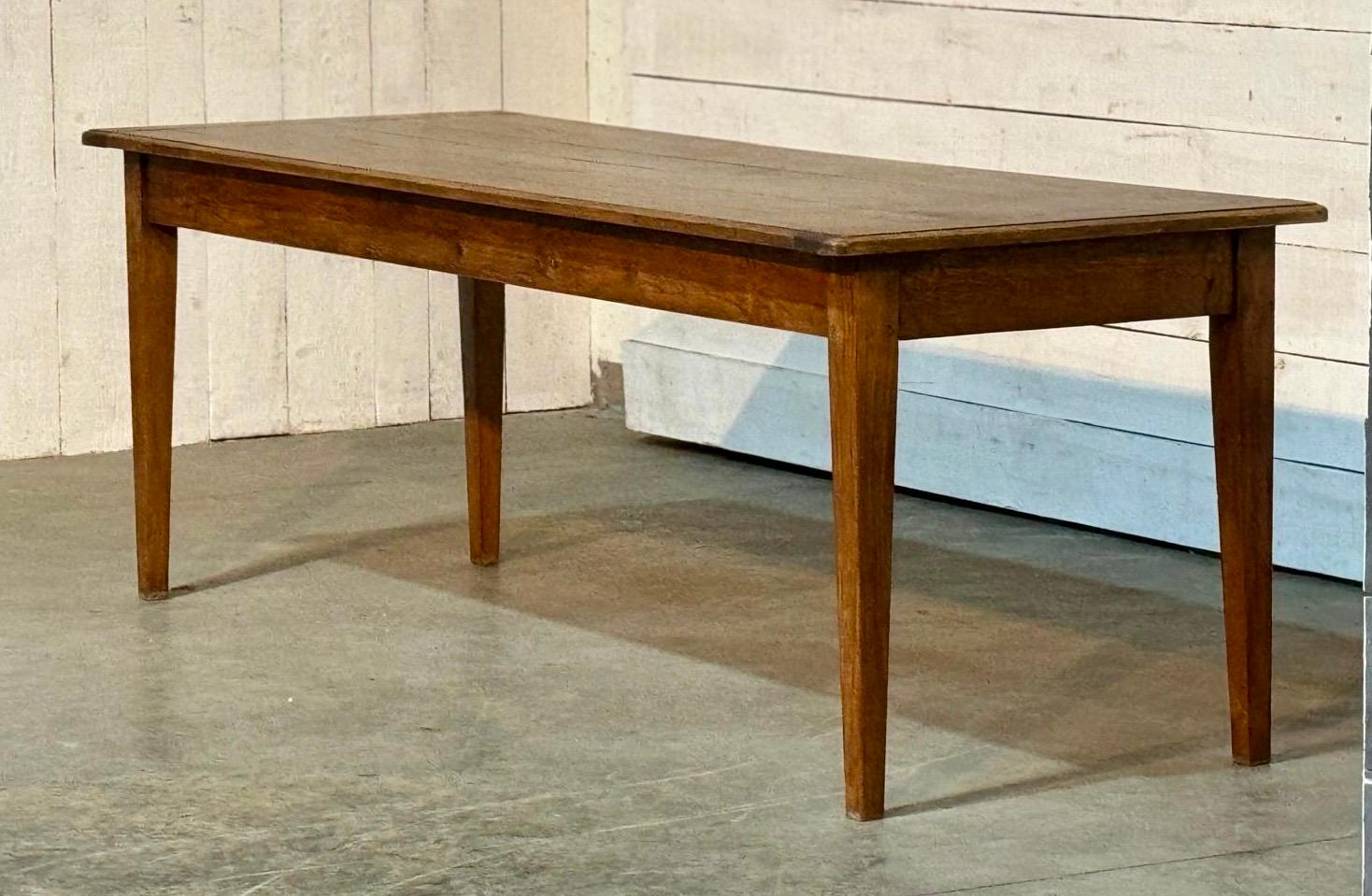 19th Century French Normandy Farmhouse Dining Table For Sale at 1stDibs