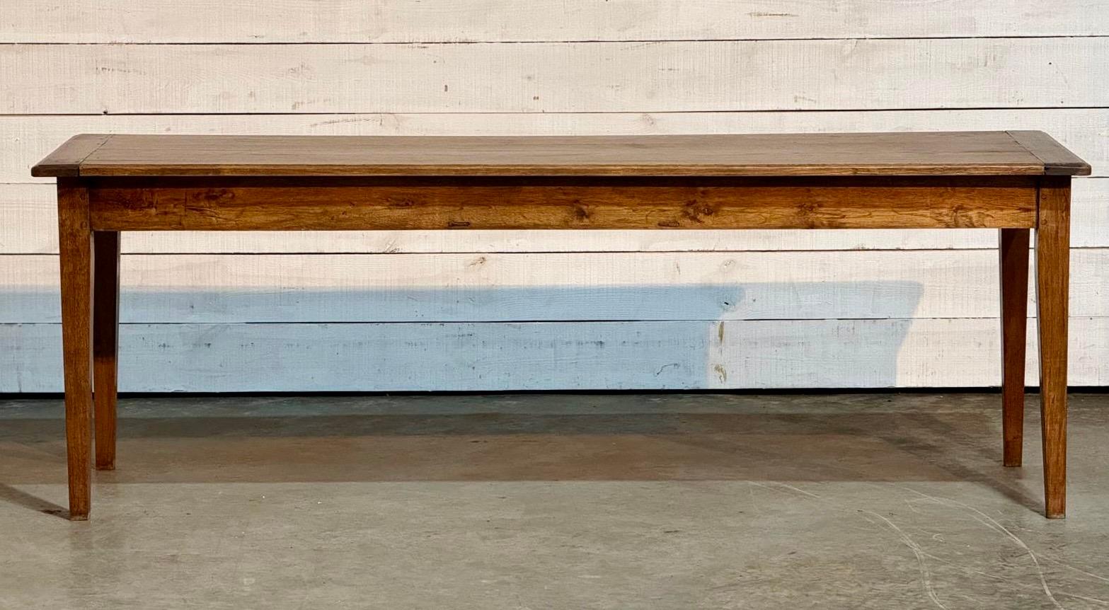 19th Century French Normandy Farmhouse Dining Table For Sale at 1stDibs