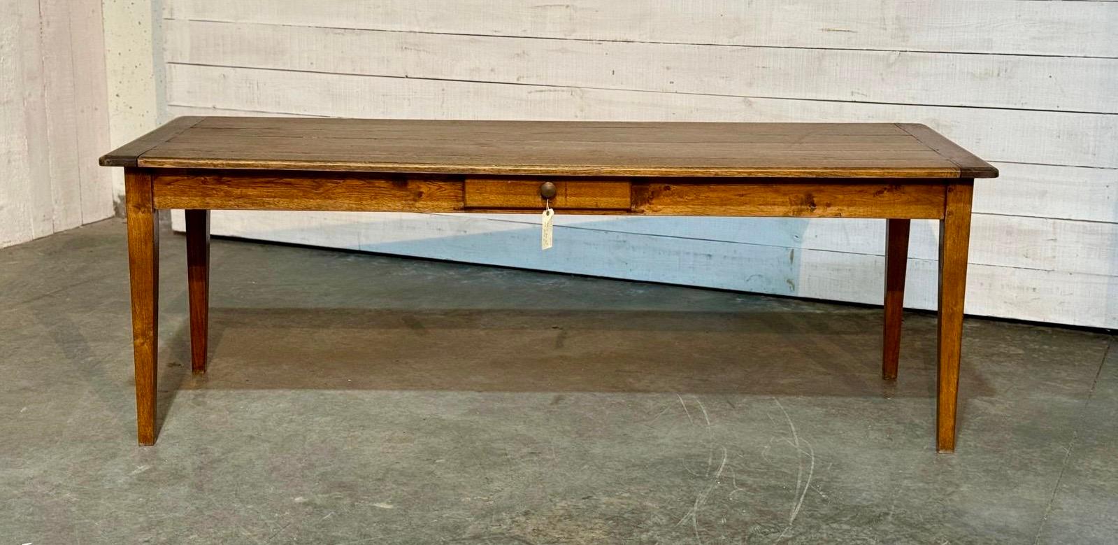 19th Century French Normandy Farmhouse Dining Table For Sale at 1stDibs