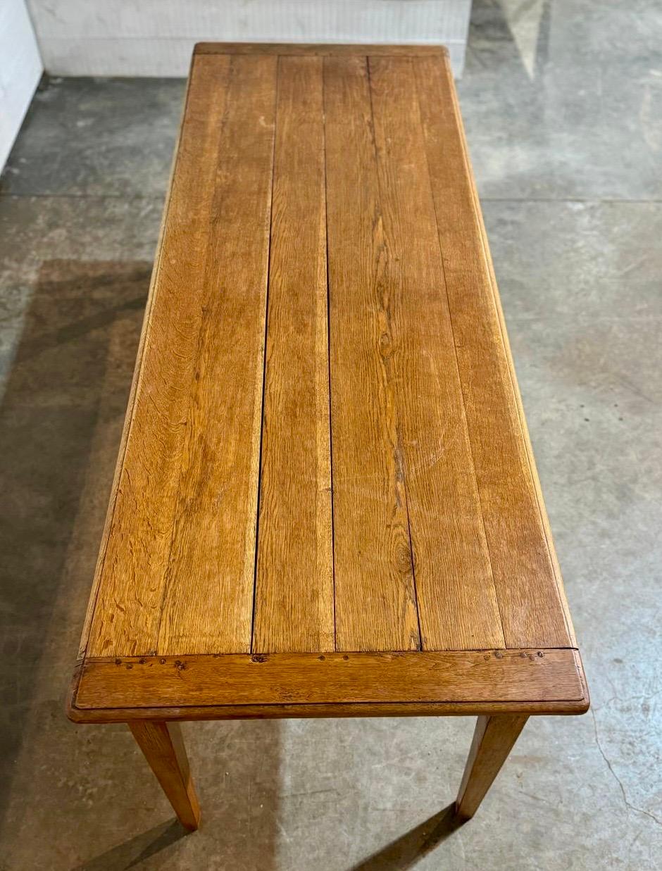 19th Century French Normandy Farmhouse Dining Table For Sale at 1stDibs