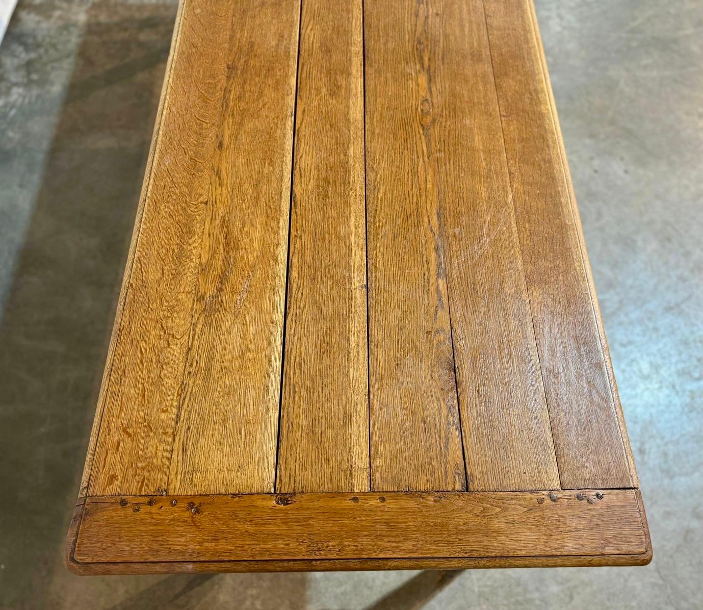 19th Century French Normandy Farmhouse Dining Table For Sale at 1stDibs