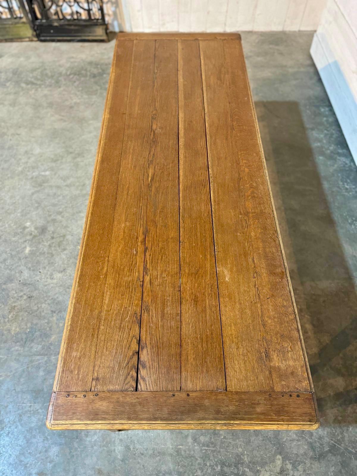 19th Century French Normandy Farmhouse Dining Table For Sale at 1stDibs