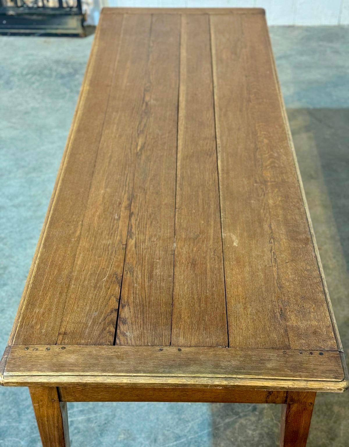 19th Century French Normandy Farmhouse Dining Table For Sale at 1stDibs