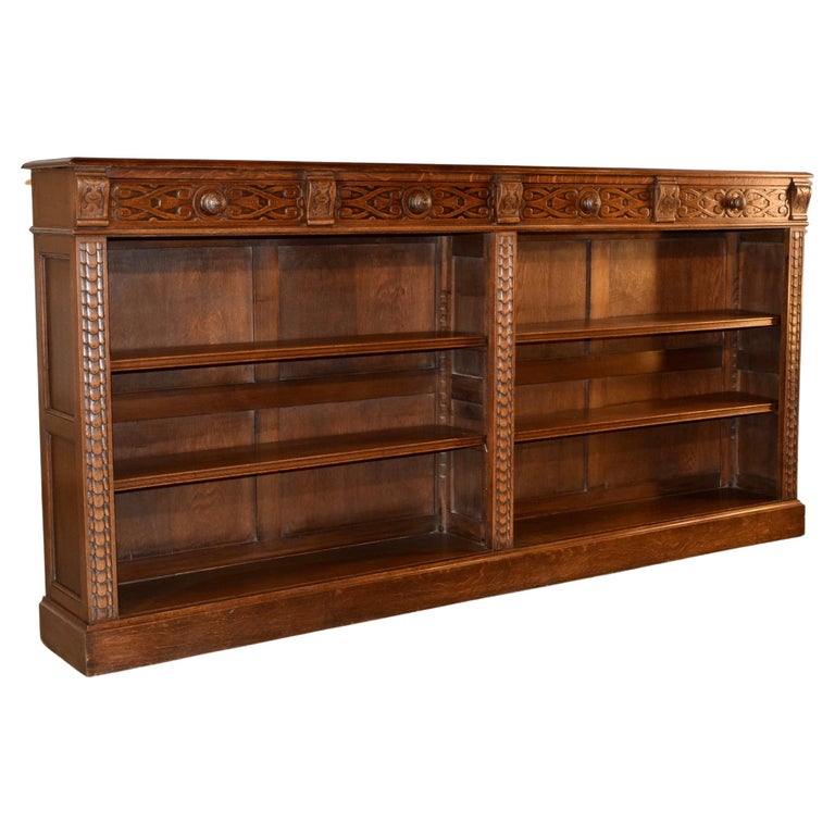 19th Century French Oak Bookcase For Sale at 1stDibs