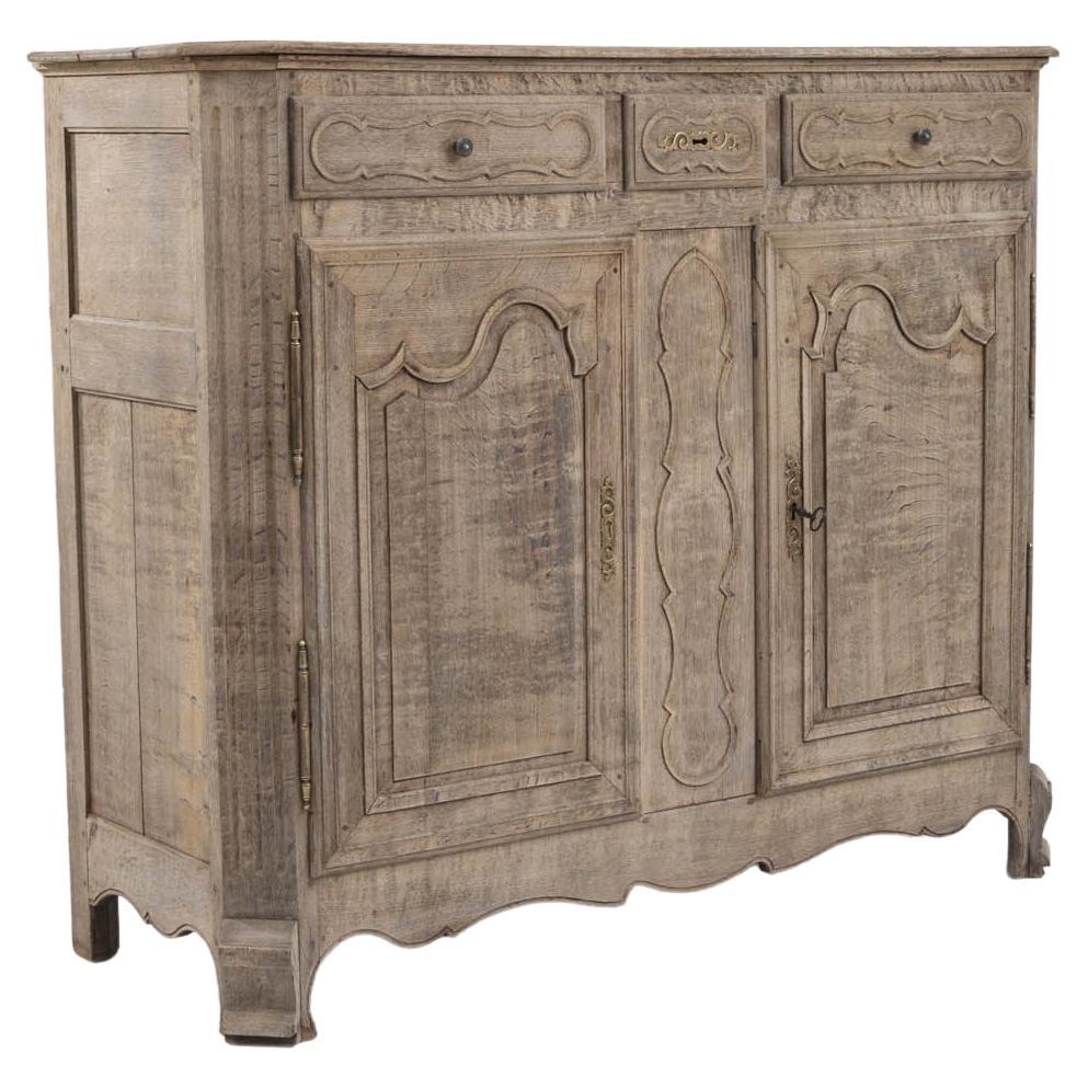 19th Century French Provincial Oak Buffet For Sale at 1stDibs