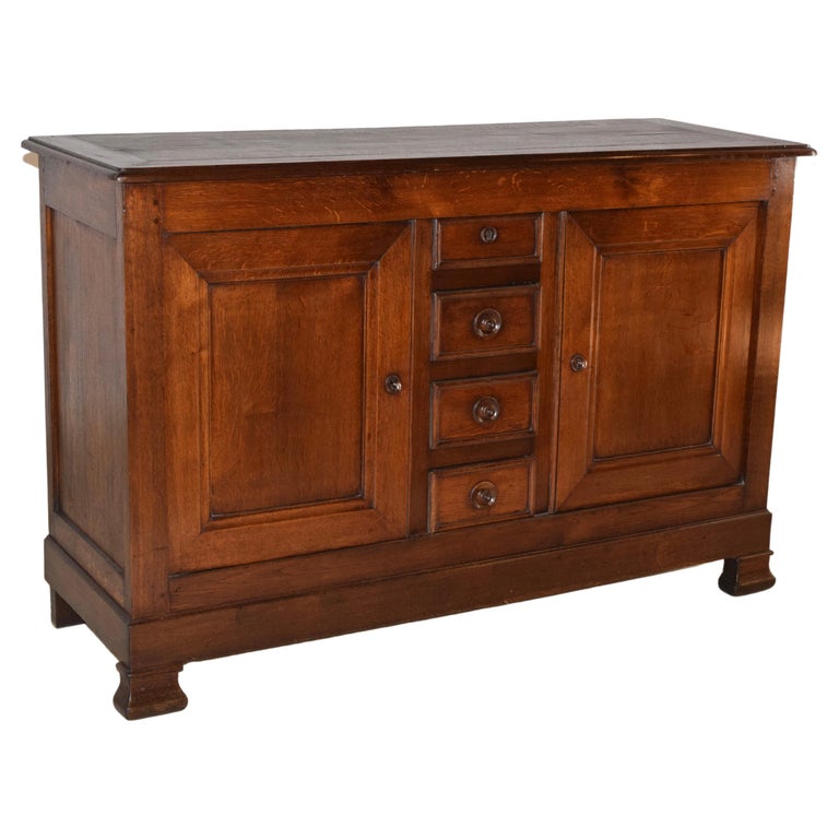 19th Century French Oak Buffet For Sale at 1stDibs