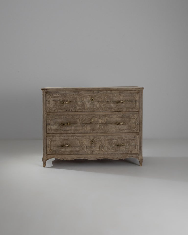 19th Century, French Oak Chest of Drawers For Sale at 1stDibs