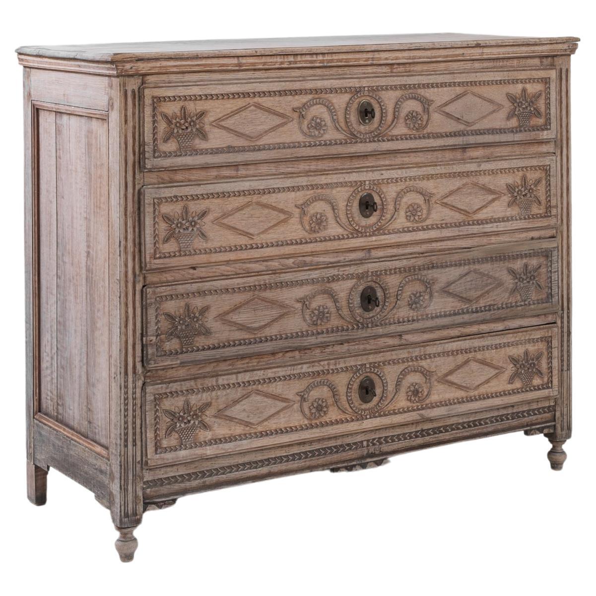 French Miniature Oak Commode Table Top from the Early 19th Century For ...