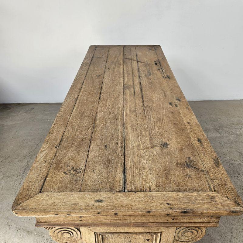 19th Century French Oak Shop Counter For Sale at 1stDibs