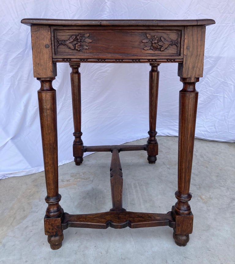 19th Century French Oak Side Table For Sale at 1stDibs