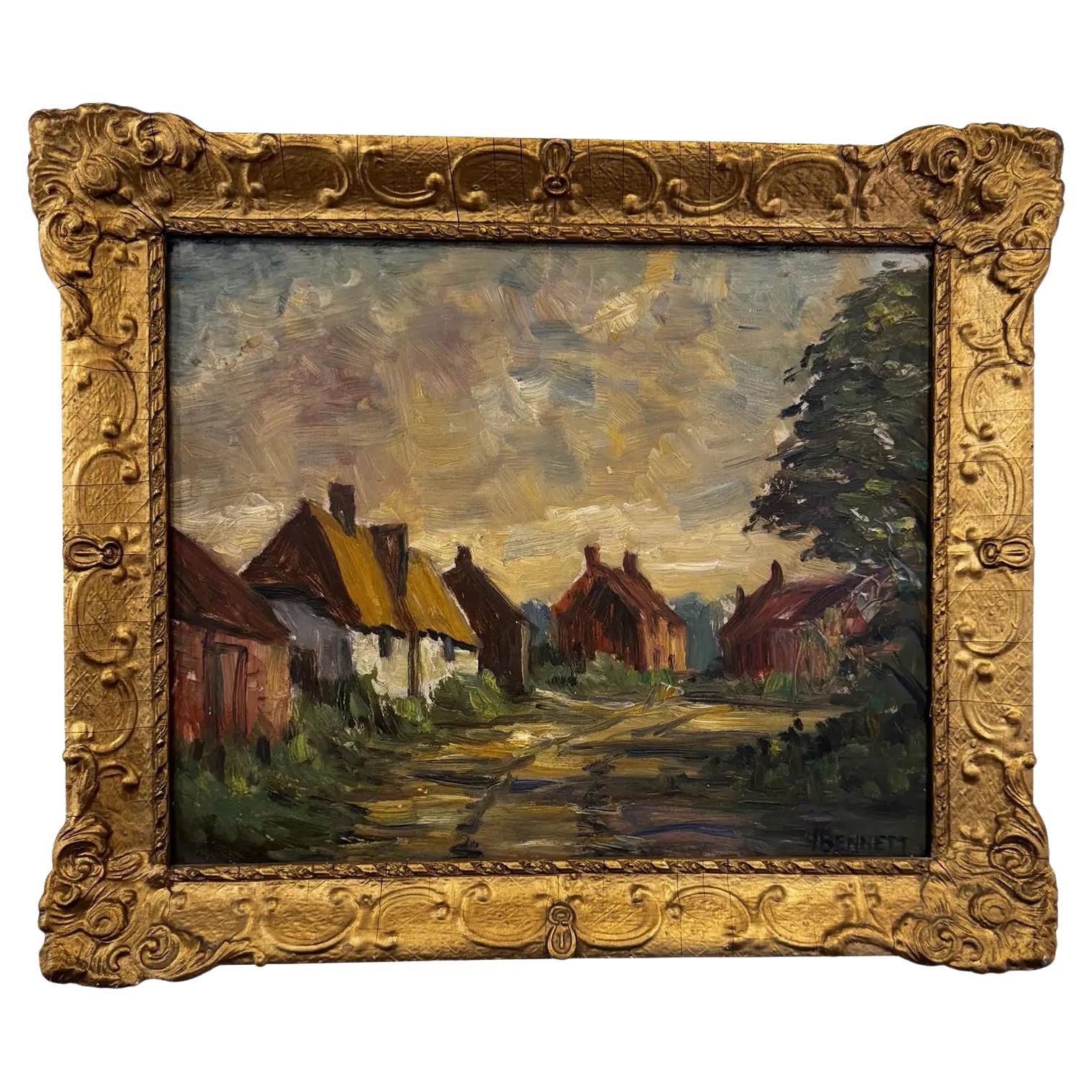 19th Century French Oil Painting For Sale at 1stDibs