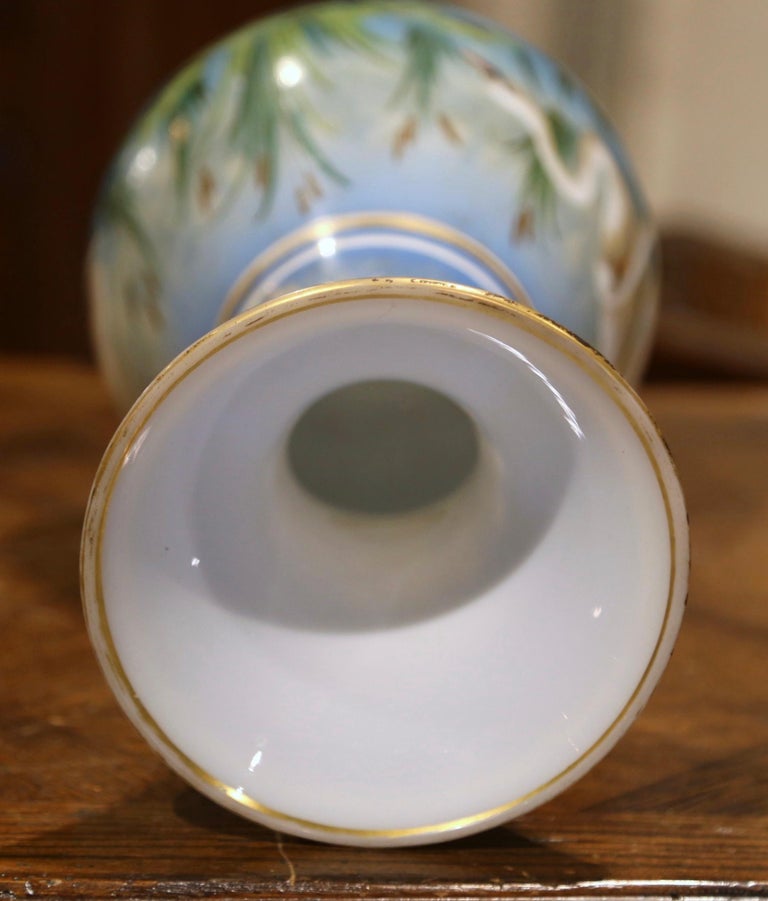 19th Century French Painted and Gilt "Porcelaine de Paris" Vase with ...
