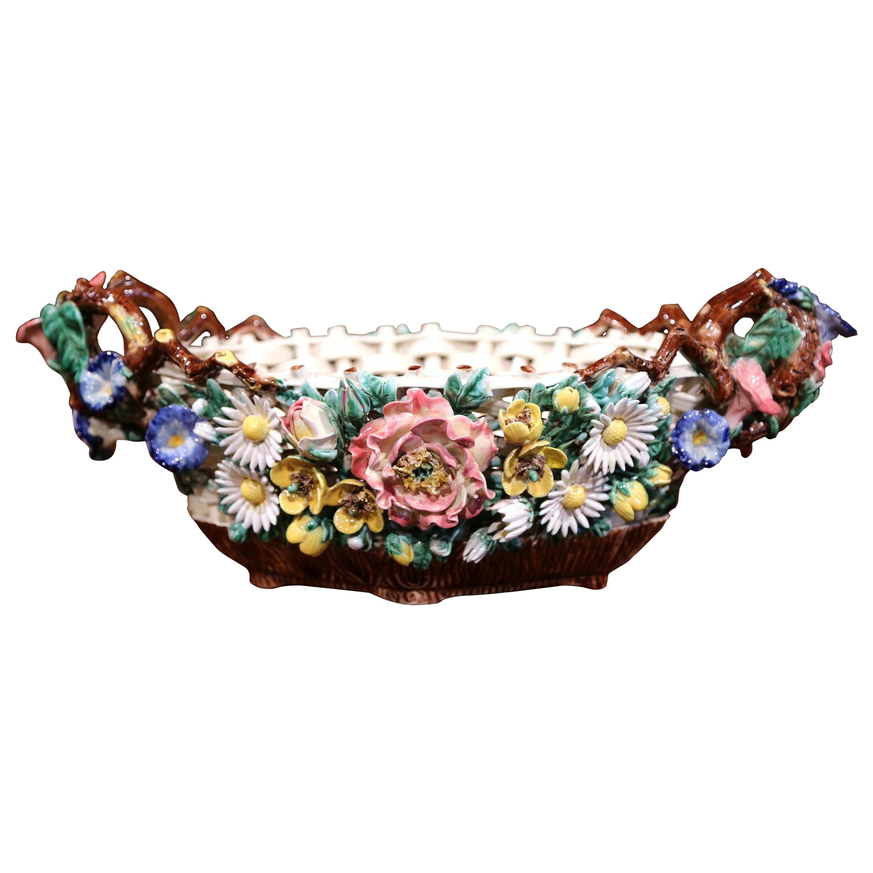 French Longchamp Barbotine Jardiniere at 1stDibs