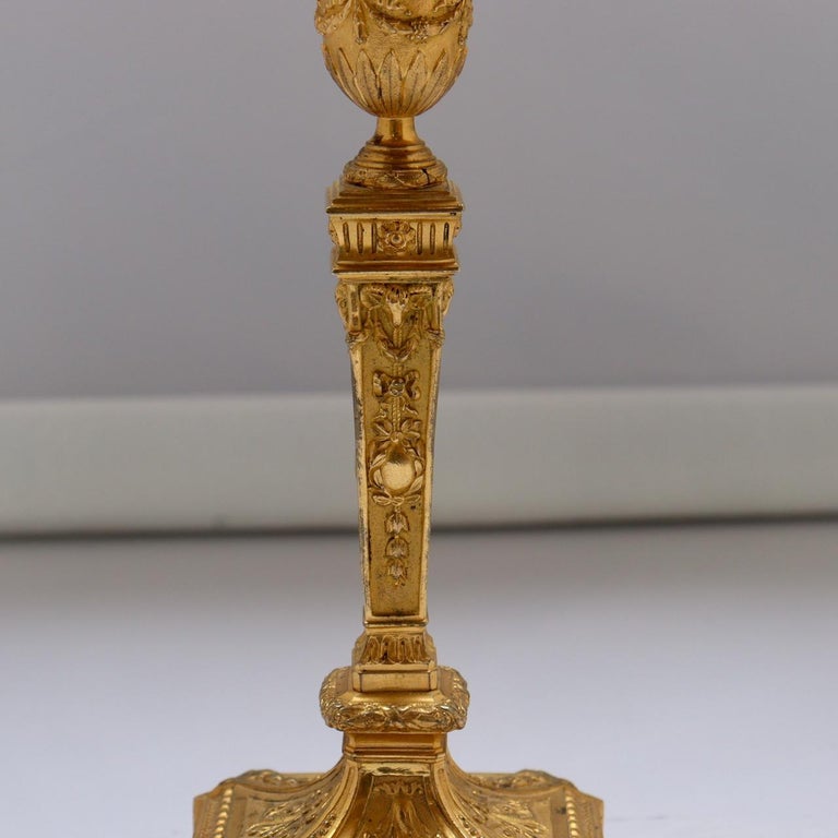 19th Century French Pair of Candlesticks For Sale at 1stDibs