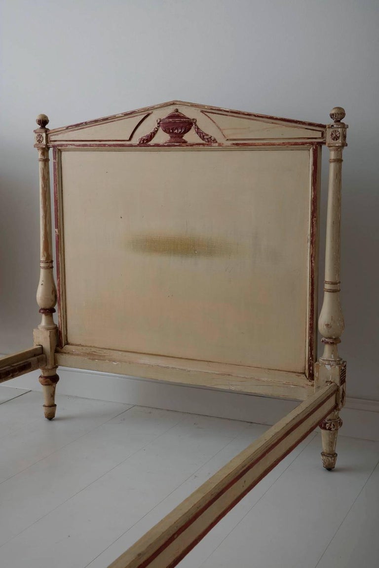 19th Century, French Pair of Directoire Style Twin Bed Frames in ...