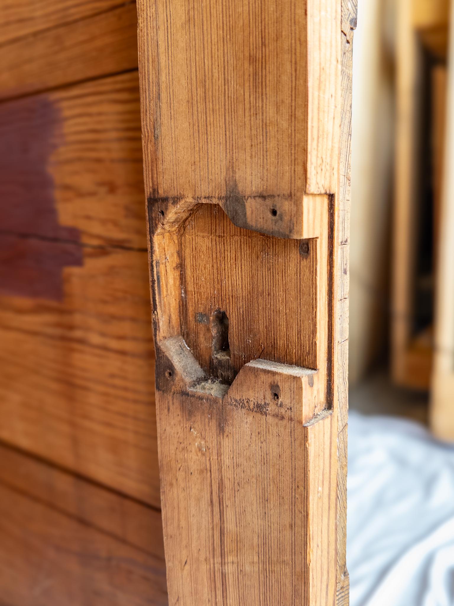 19th Century French Pine Bank of Drawers For Sale at 1stDibs