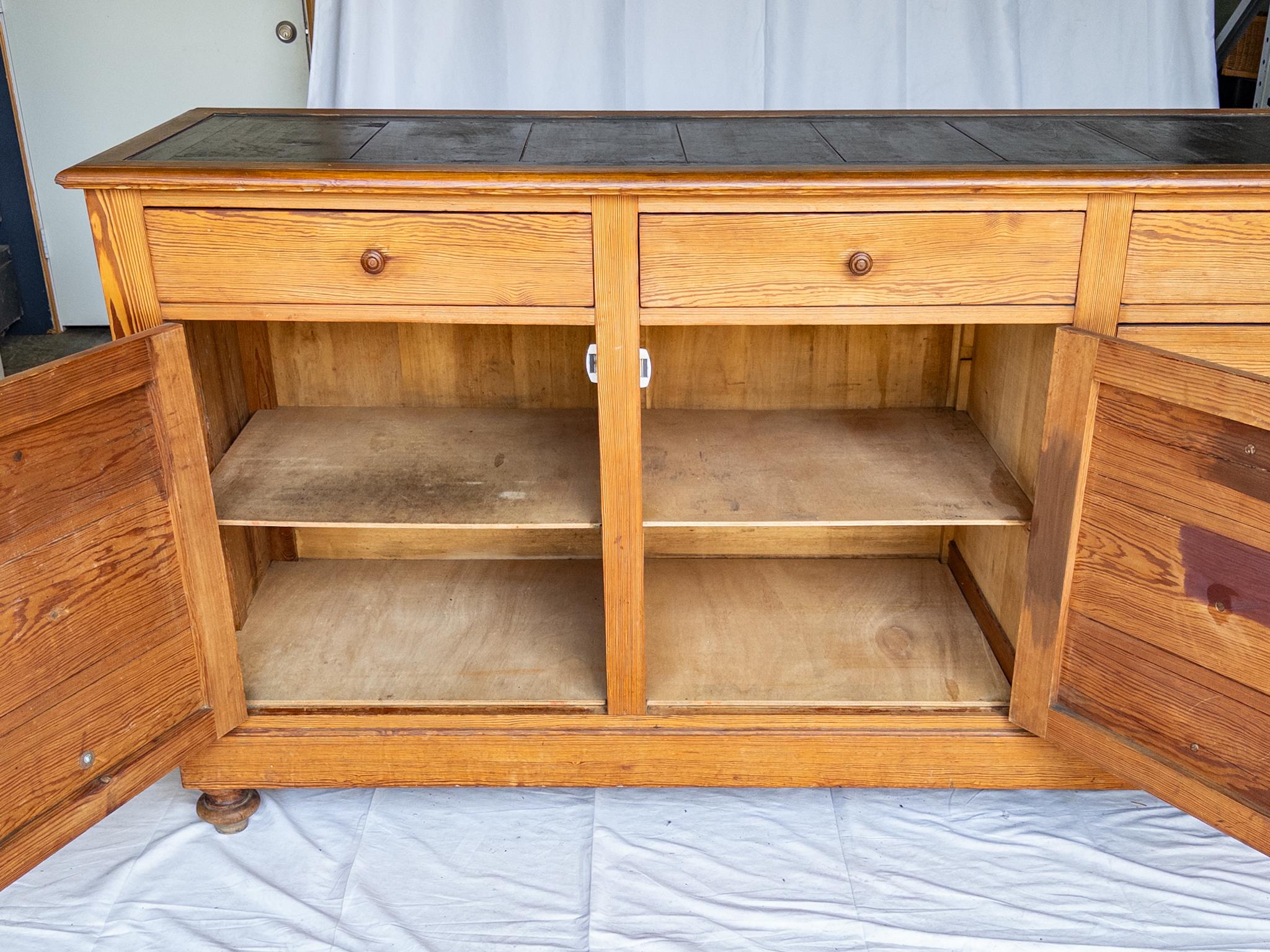 19th Century French Pine Bank of Drawers For Sale at 1stDibs