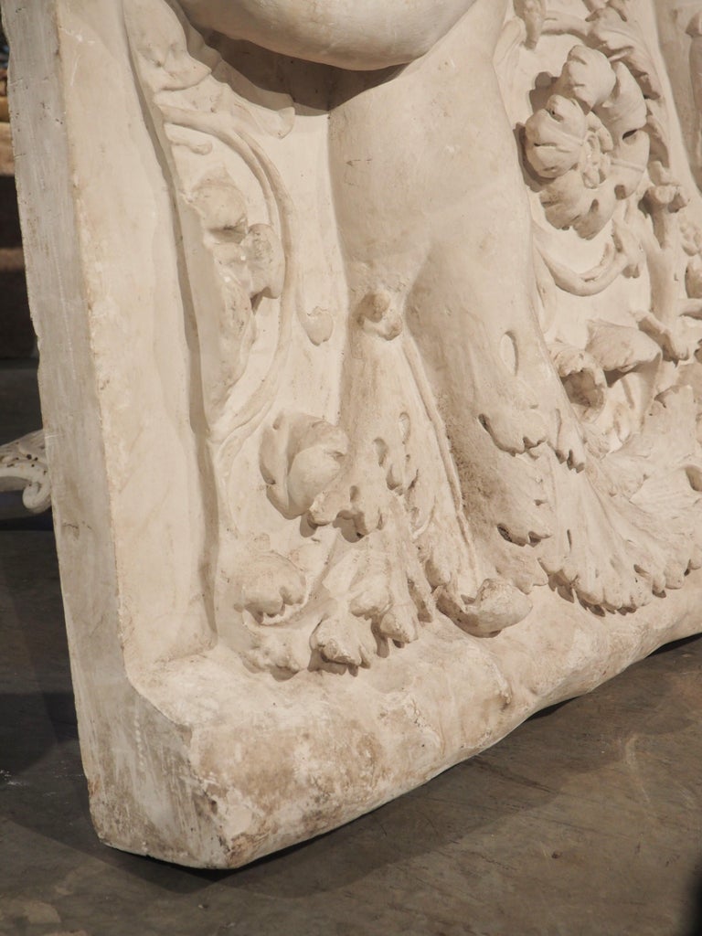 19th Century French Plaster Bas Relief Depicting a Frieze of Trajan's ...