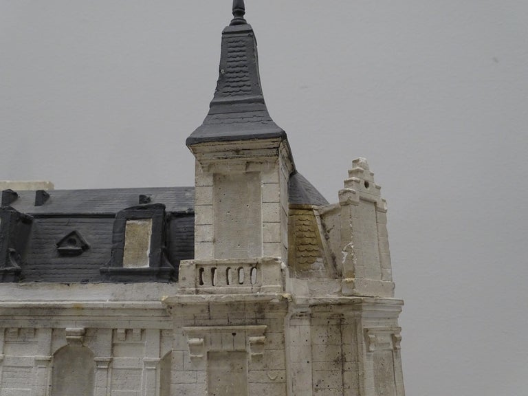 19th Century French Plaster Sculpture Chateau Castle Model For Sale at ...