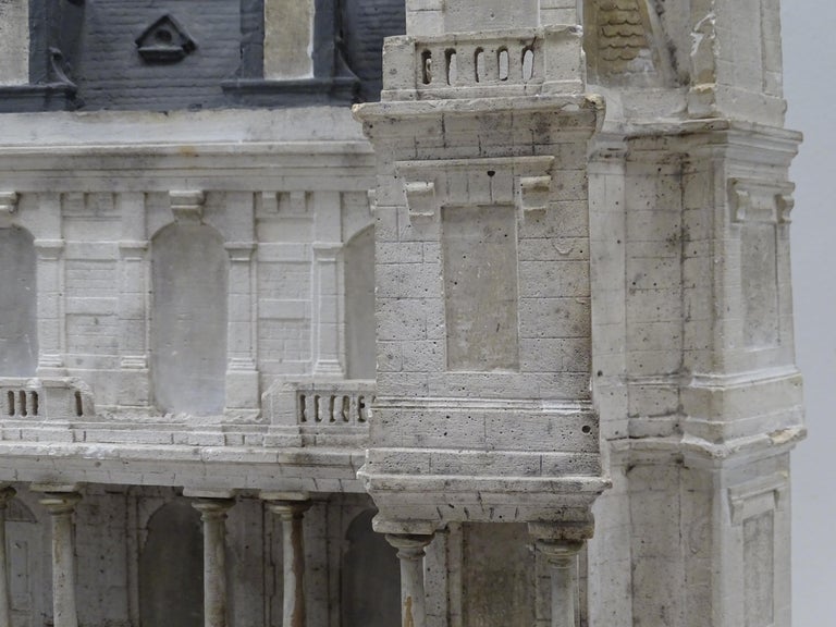 19th Century French Plaster Sculpture Chateau Castle Model For Sale at ...