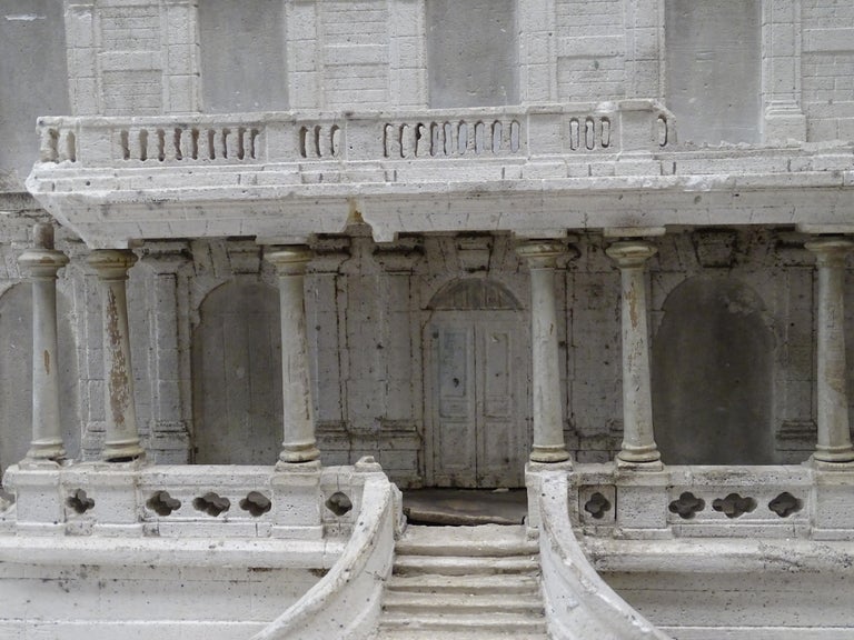 19th Century French Plaster Sculpture Chateau Castle Model For Sale at ...