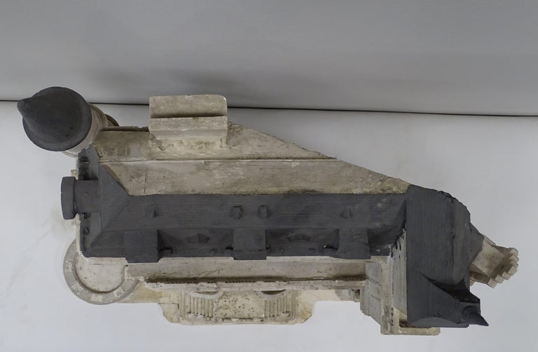 19th Century French Plaster Sculpture Chateau Castle Model For Sale at ...