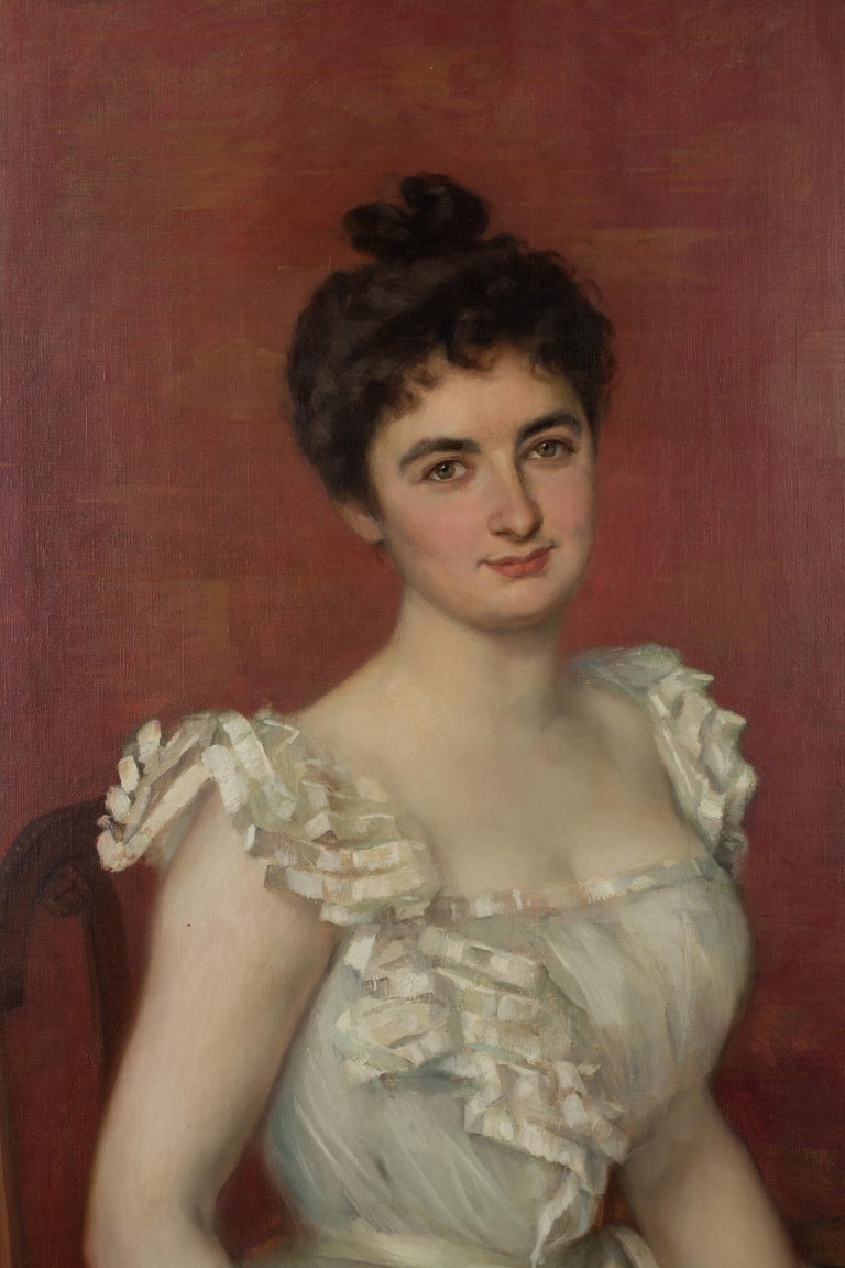 19th Century French Portrait of Bourgeoise at 1stDibs