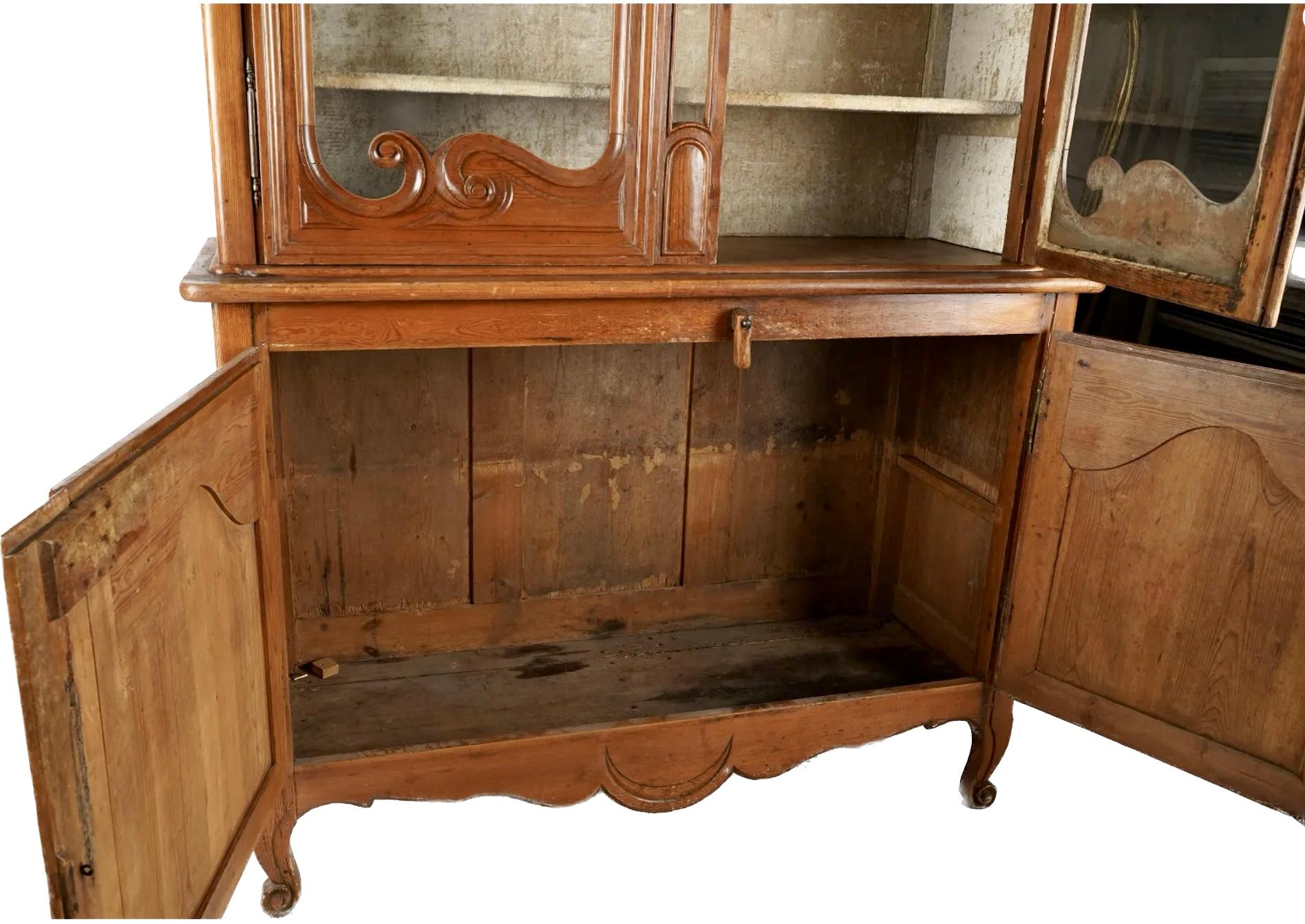 19th Century French Provincial Carved Buffet at 1stDibs