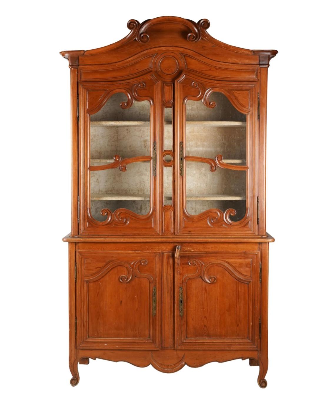 19th Century French Provincial Carved Buffet at 1stDibs