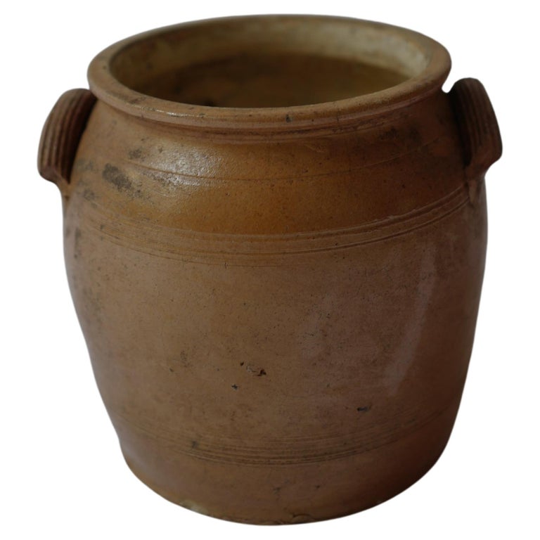 19th Century French Provincial Crock Pot For Sale at 1stDibs