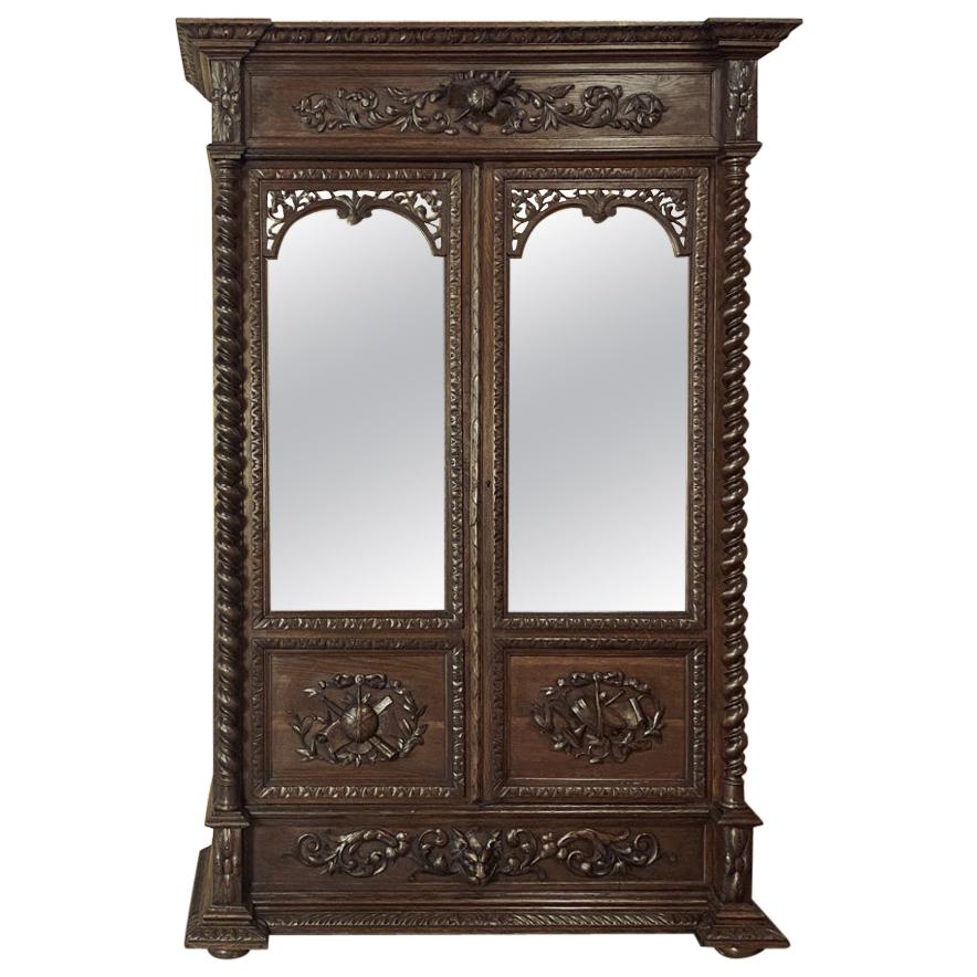 19th Century French Renaissance Armoire at 1stDibs