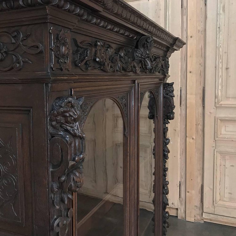 19th Century French Renaissance Barrister's Bookcase at 1stDibs