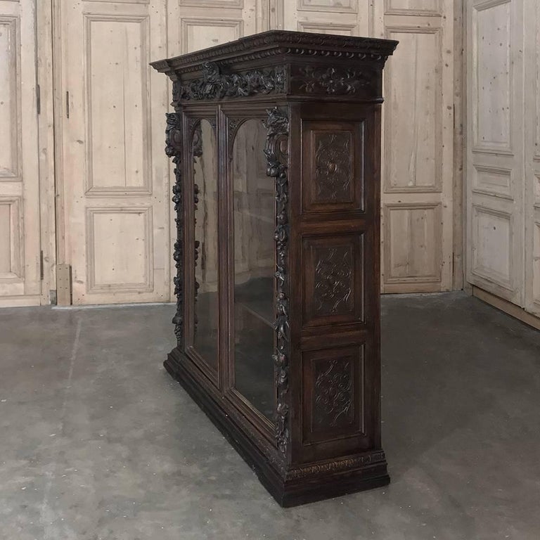 19th Century French Renaissance Barrister's Bookcase at 1stDibs