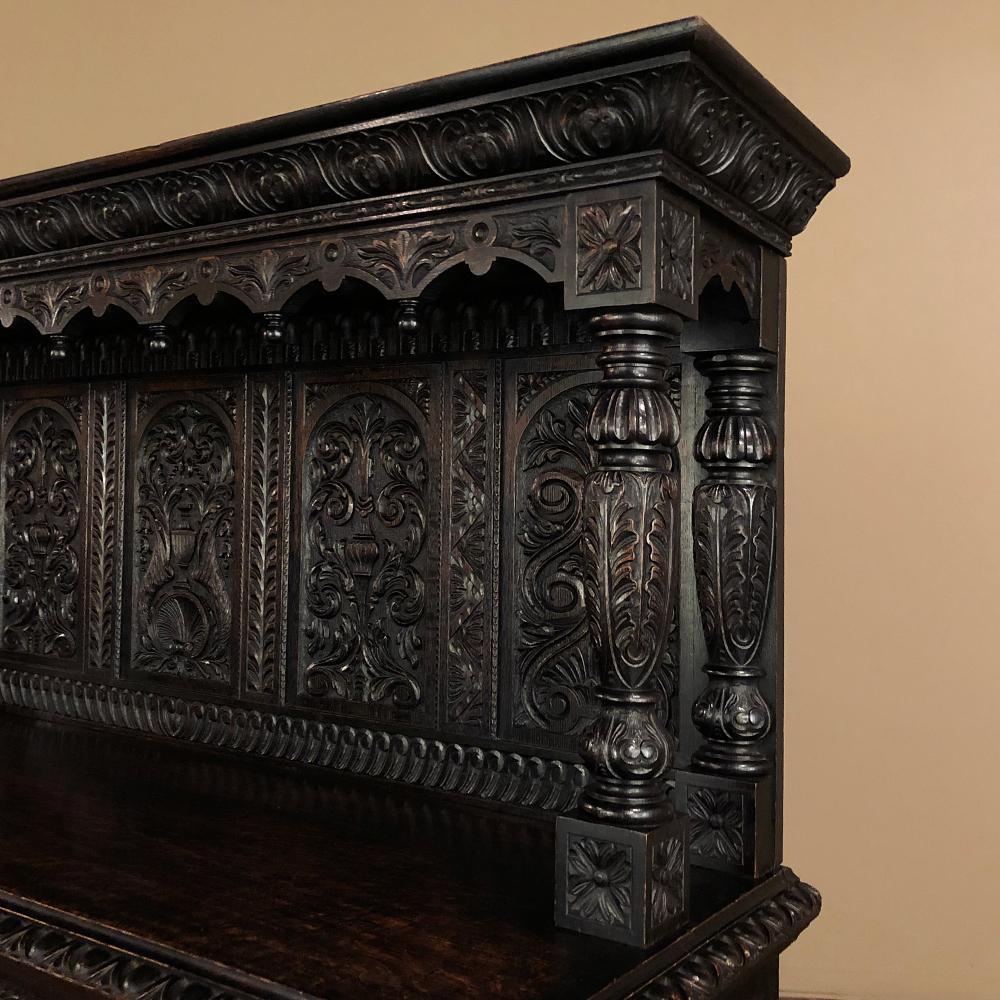 19th Century French Renaissance Buffet with Carved Backsplash at ...