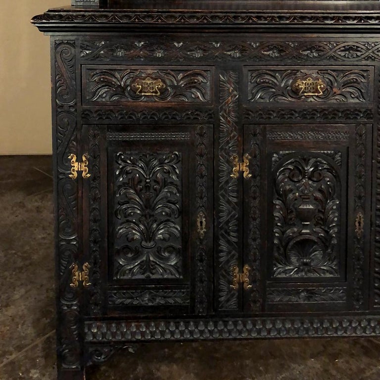 19th Century French Renaissance Buffet with Carved Backsplash For Sale ...