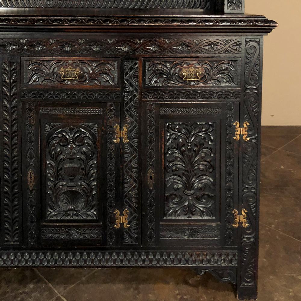 19th Century French Renaissance Buffet with Carved Backsplash at ...