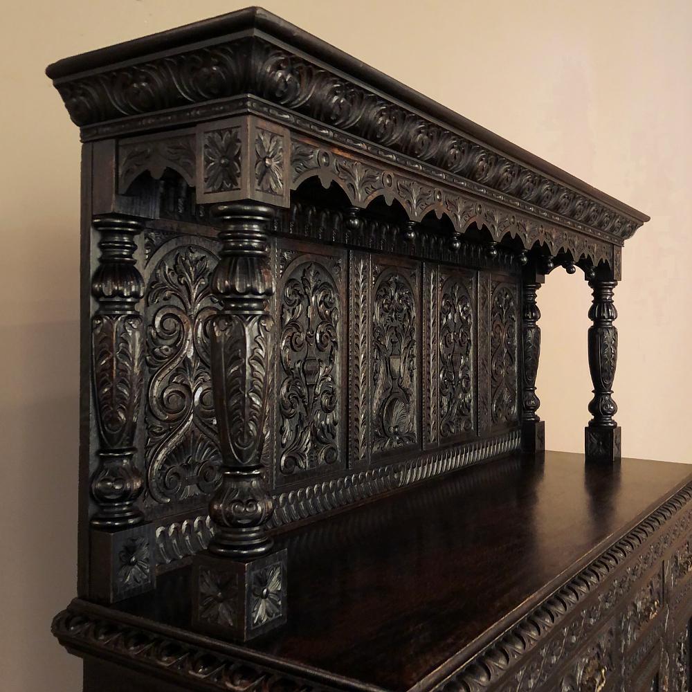 19th Century French Renaissance Buffet with Carved Backsplash at ...