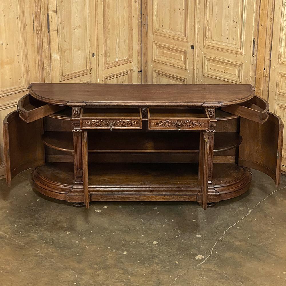 19th Century French Renaissance Buffet with Rounded Sides For Sale at ...