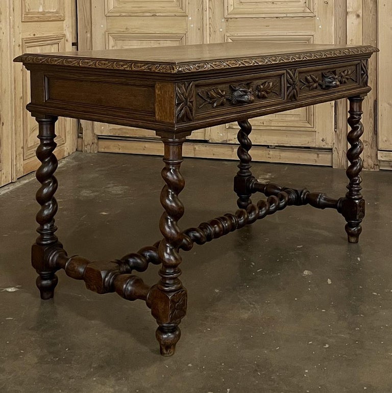19th Century French Renaissance Desk, Writing Table at 1stDibs