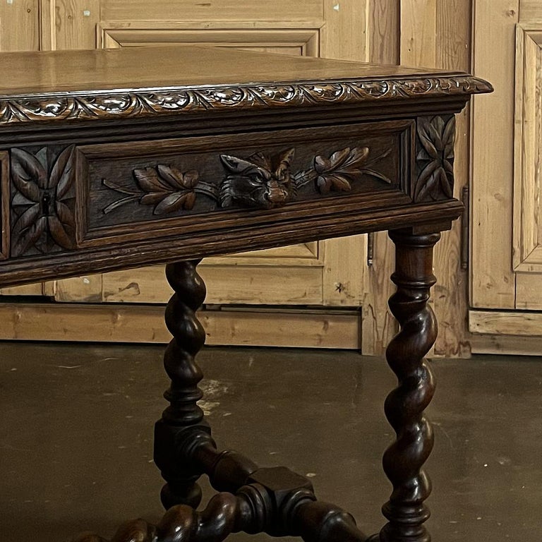 19th Century French Renaissance Desk, Writing Table For Sale at 1stDibs