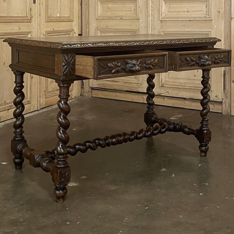 19th Century French Renaissance Desk, Writing Table For Sale at 1stDibs